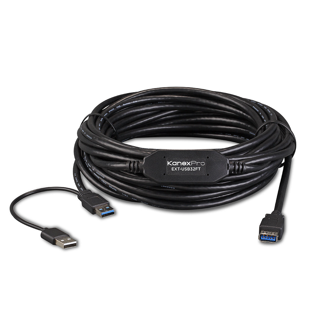 SuperSpeed USB 3.0 Active Extension Cable – 32ft. (10m) – KanexPro Store